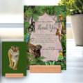 Joyful African Jungle Invitation Postcard | Zazzle