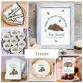 Storybook Baby Shower with Back Photo Welcome Sign | Zazzle