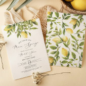Lemon Calligraphy Bridal Shower Lemon drops Sign | Zazzle