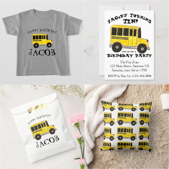 Big Yellow School Bus Teacher Transportation Socks | Zazzle