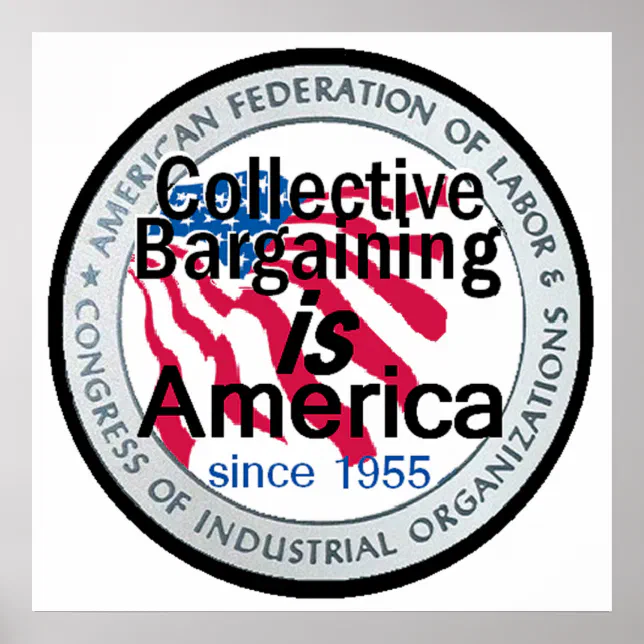 Collective Bargaining POSTER Print | Zazzle