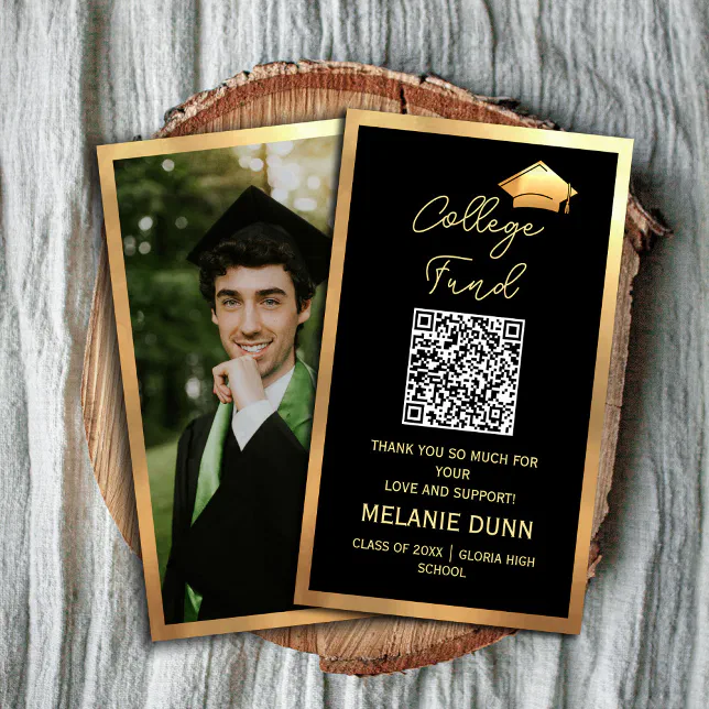 College fund graduation enclosure card | Zazzle