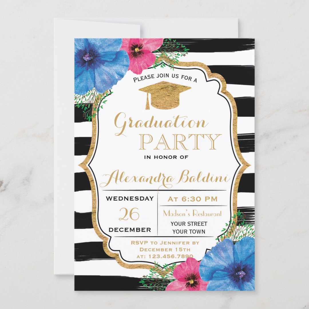 College Graduation Party Invitation | Zazzle