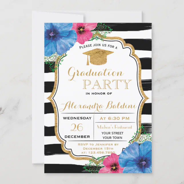 College Graduation Party Invitation | Zazzle