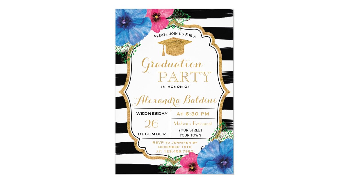 College Graduation Party Invitation | Zazzle.com