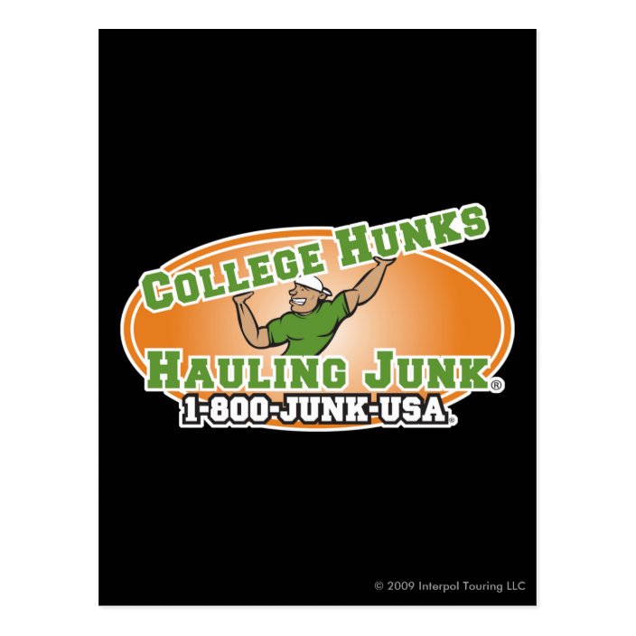 College Hunks Hauling Junk Official Logo Postcard | Zazzle.com