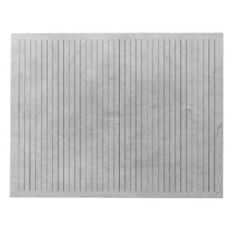 College Ruled | Gray Vintage Paper Grey Background Notepad | Zazzle