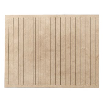 College Ruled Paper - Tan Vintage Paper Background Notepad | Zazzle