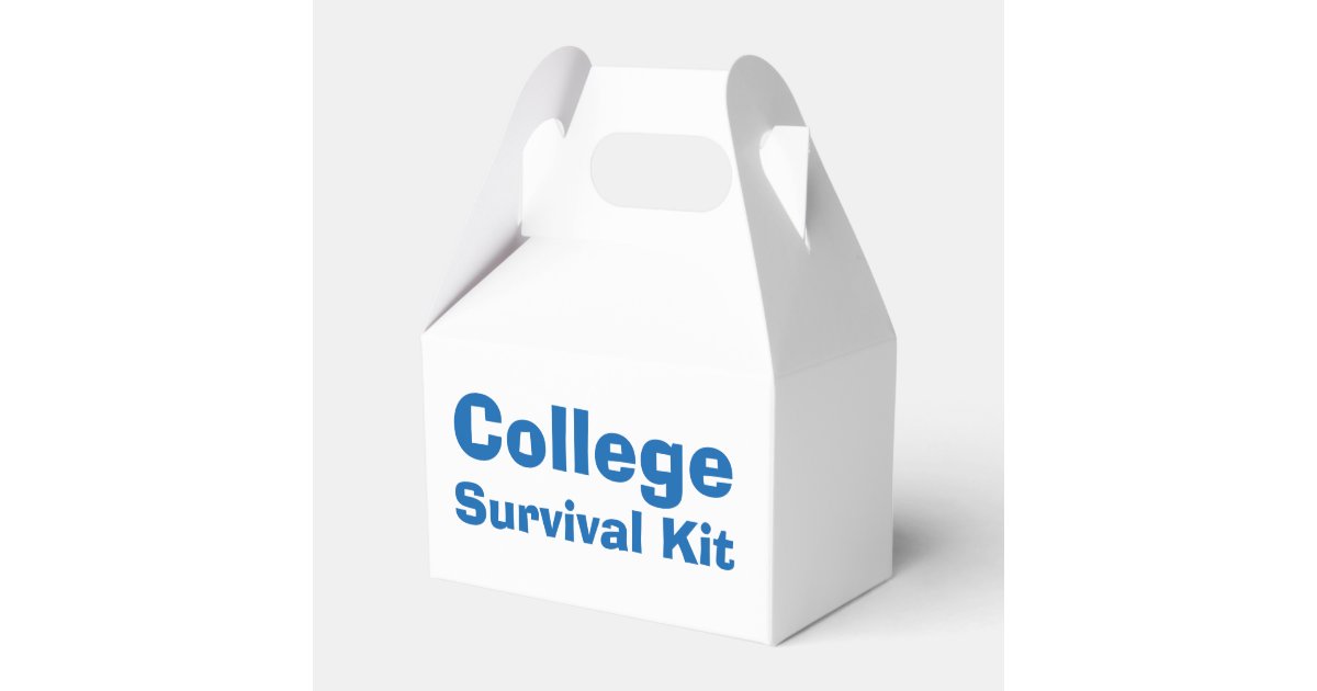 "College" Survival Kit Box | Zazzle