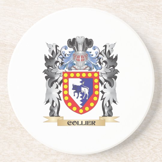 Collier Coat of Arms - Family Crest Drink Coaster | Zazzle.com