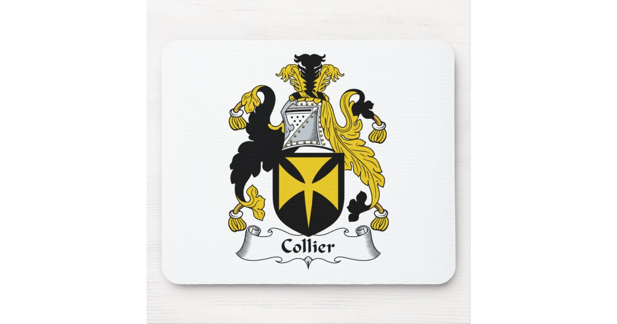 Collier Family Crest Mouse Pad | Zazzle