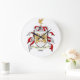 Collins Family Crest Heraldry Wall Clock | Zazzle