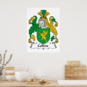 Collins Family Crest Poster | Zazzle