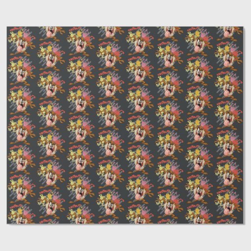 Coloful "Tantrum" TAZ™ Wrapping Paper | Zazzle