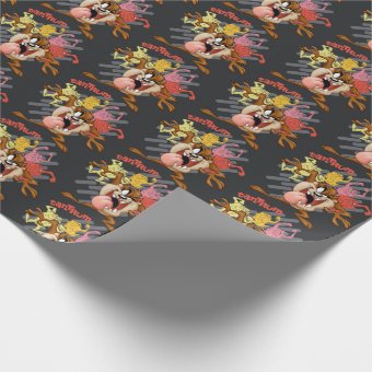 Coloful "Tantrum" TAZ™ Wrapping Paper | Zazzle