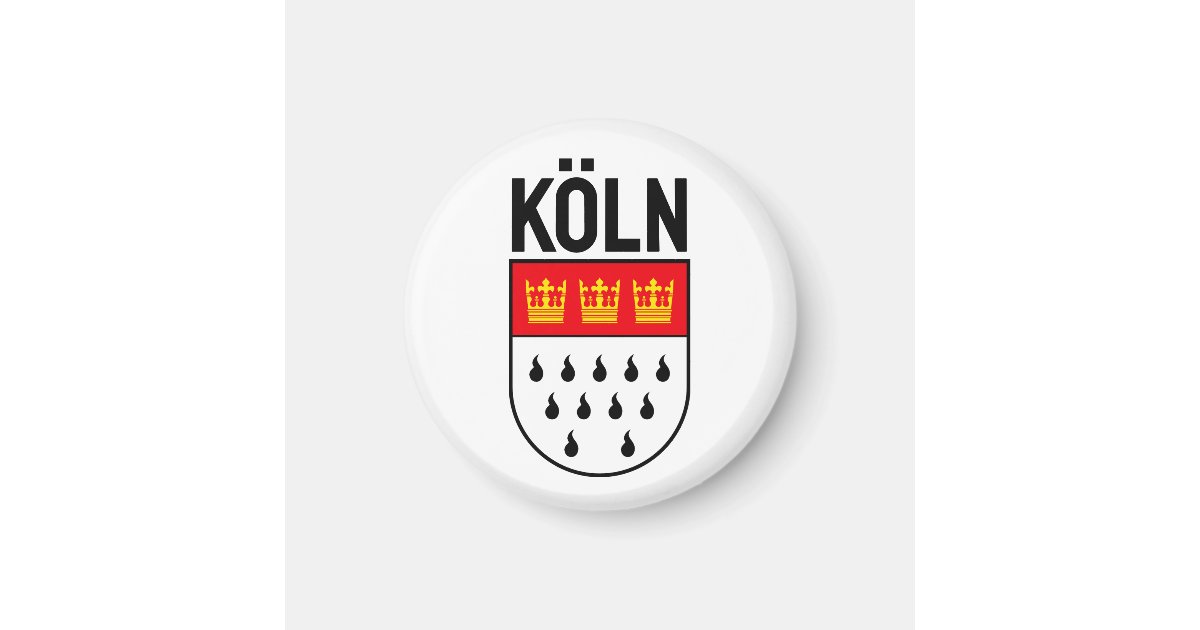 Cologne coat of arms (Germany) Magnet | Zazzle