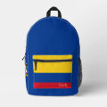Colombia, backpack, Colombian Flag / patriotic Printed Backpack | Zazzle