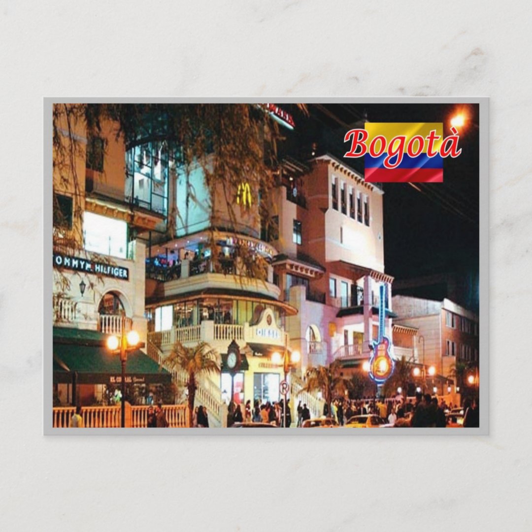 Colombia - Bogotà - Postcard | Zazzle