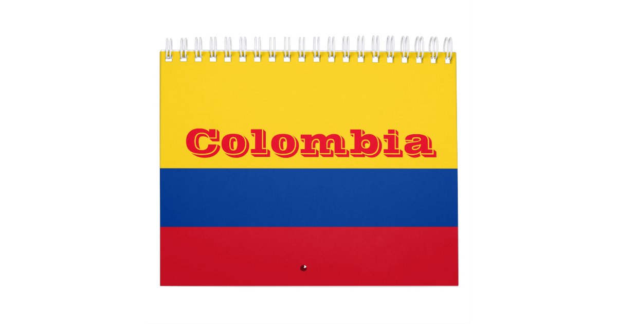 Colombia Calendar | Zazzle