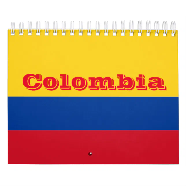 Colombia Calendar | Zazzle