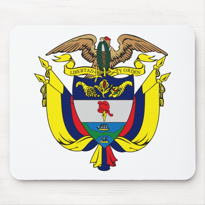 Colombia Coat Of Arms Mousepad