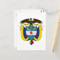 Colombia Coat of Arms Postcard | Zazzle