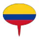 Colombia – Colombian Flag Cake Topper | Zazzle