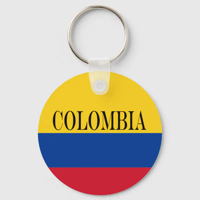 Colombia flag - Bandera De Colombia Keychain | Zazzle