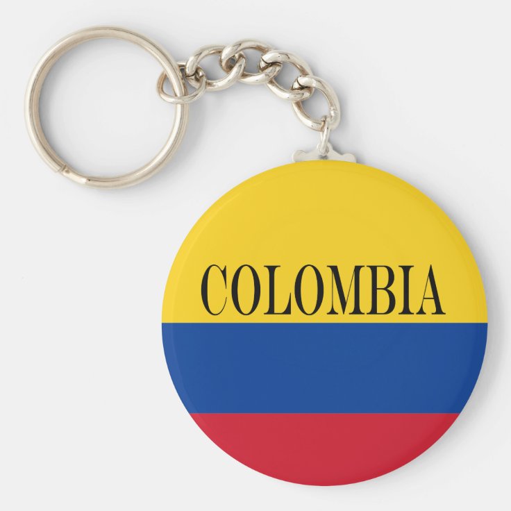 Colombia flag - Bandera De Colombia Keychain | Zazzle