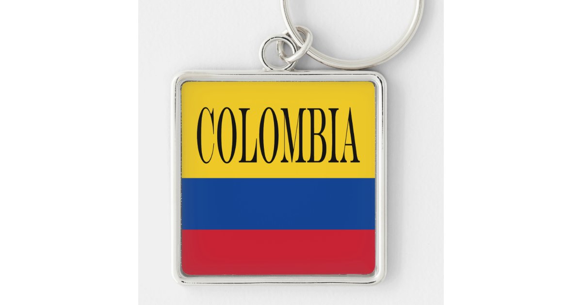 Colombia flag - Bandera De Colombia Keychain | Zazzle