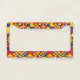 Colombia Flag Colorful Pattern License Plate Frame | Zazzle