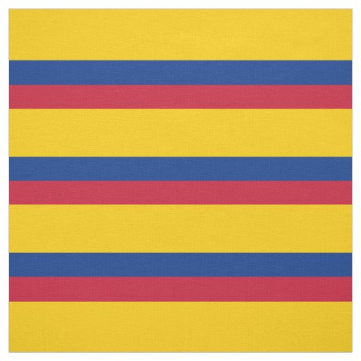 Colombia Flag Fabric | Zazzle