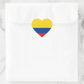 Colombia Flag Heart Sticker | Zazzle