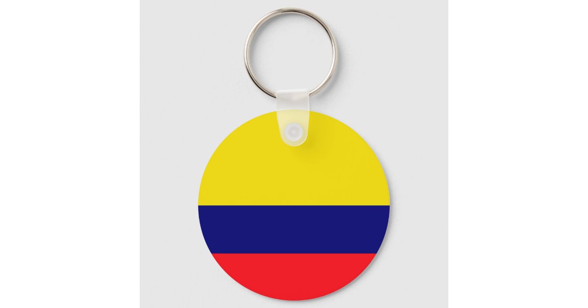 Colombia flag keychain | Zazzle