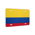 Colombia Flag License Plate | Zazzle