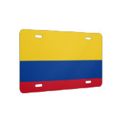 Colombia Flag License Plate | Zazzle