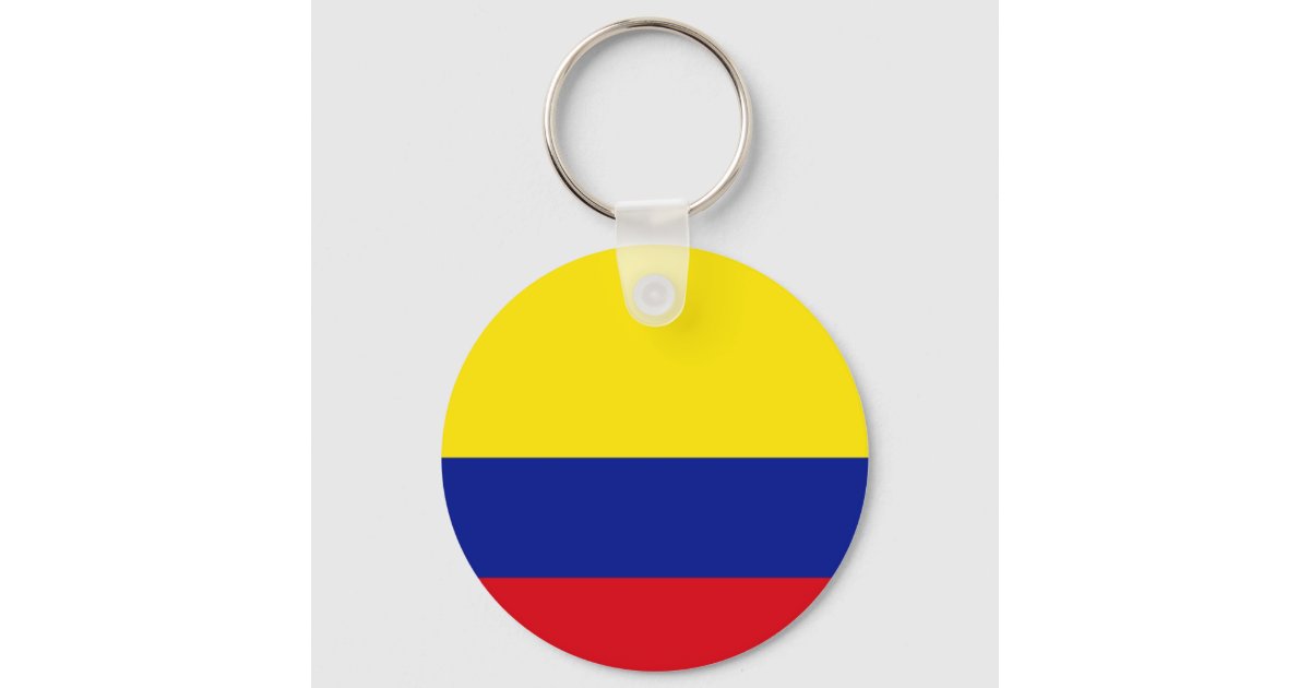 COLOMBIA: Flag of Colombia keychain | Zazzle