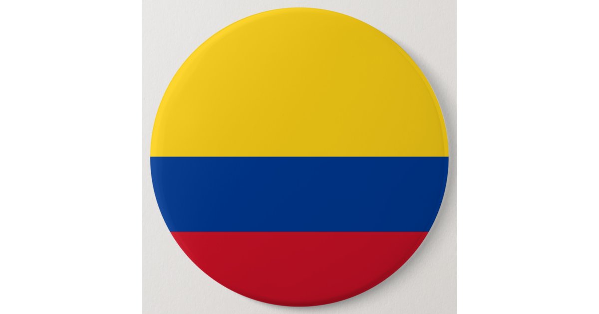 Colombia Flag Pinback Button | Zazzle