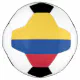 Colombia flag soccer ball | Zazzle