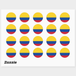 Colombia Flag Sticker | Zazzle