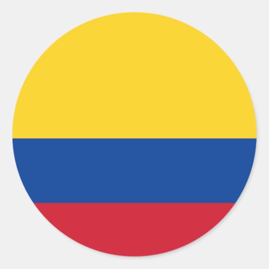 Colombia Flag Sticker | Zazzle.com