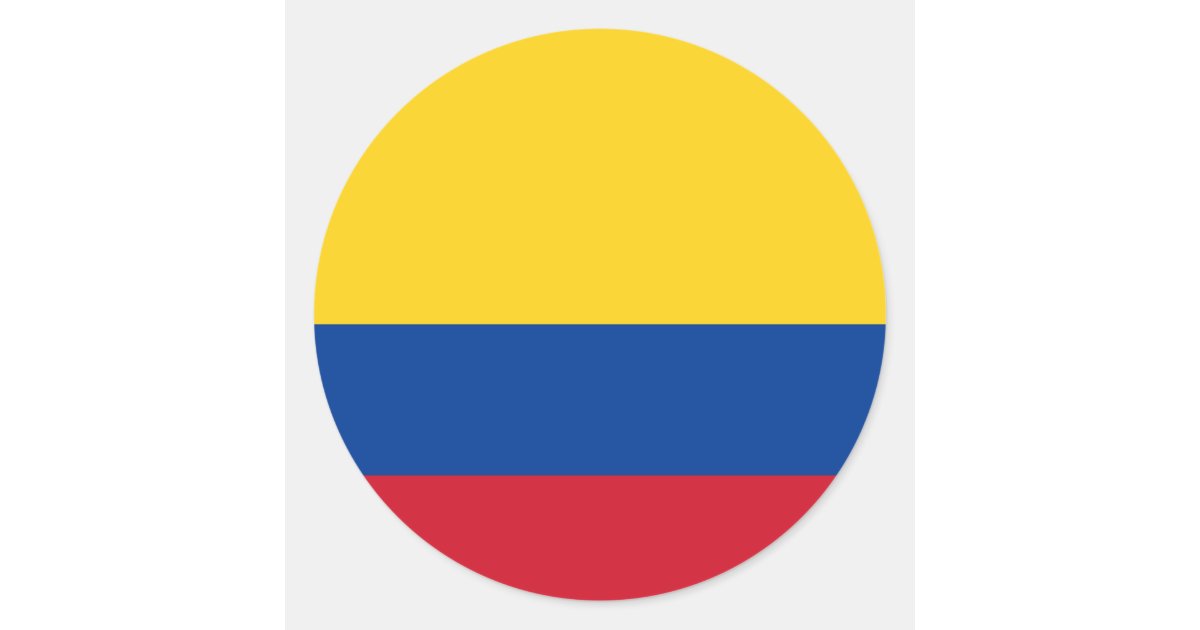Colombia Flag Sticker | Zazzle