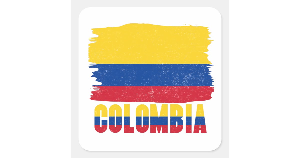 Colombia Flag Sticker | Zazzle