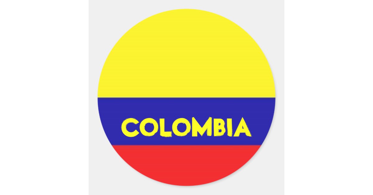 Colombia Flag stickers | Zazzle