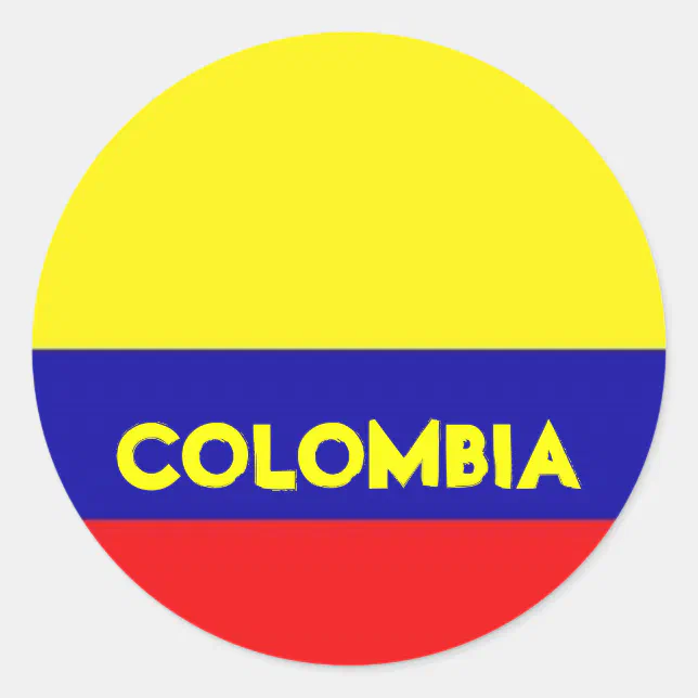 Colombia Flag stickers | Zazzle