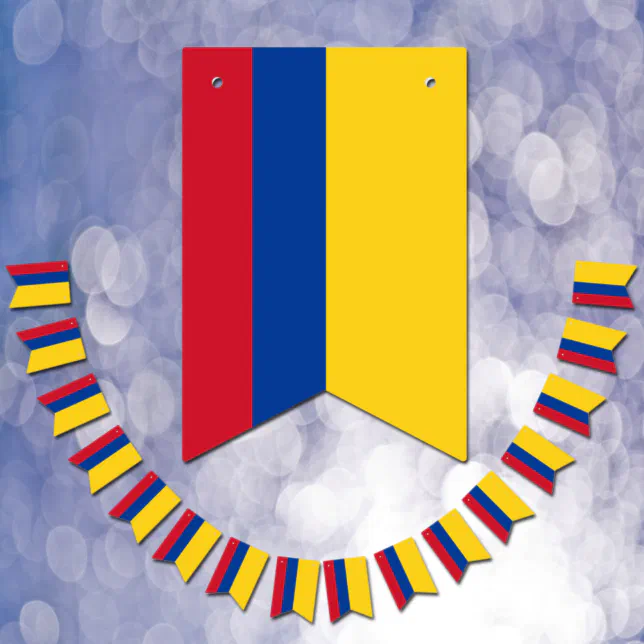 Colombia Party Banners, Colombian Flag / Weddings | Zazzle