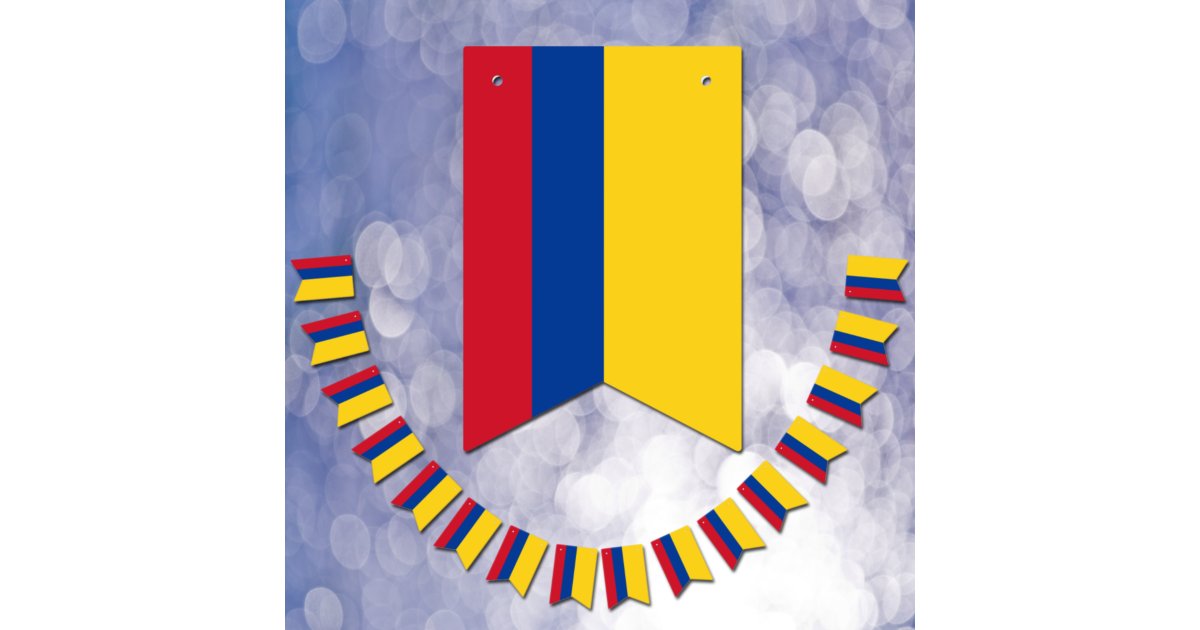 Colombia Party Banners, Colombian Flag / Weddings | Zazzle