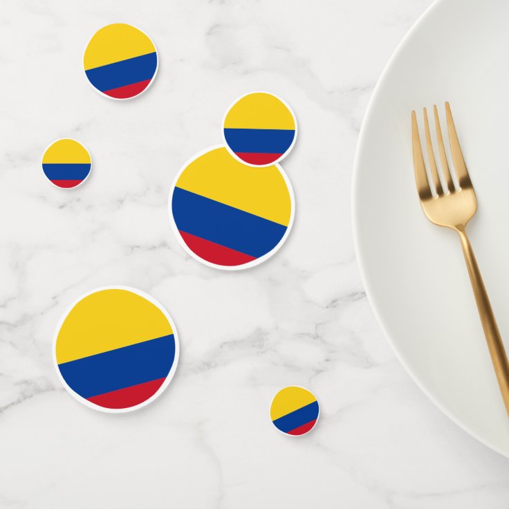 Colombia Party Decorations Confetti | Zazzle