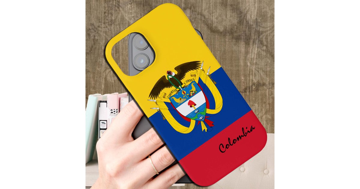 Colombian Flag Case, Colombia fashion /sports Case-Mate iPhone Case ...