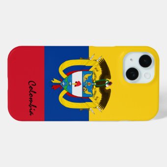 Colombian Flag Case, Colombia fashion /sports Case-Mate iPhone Case ...